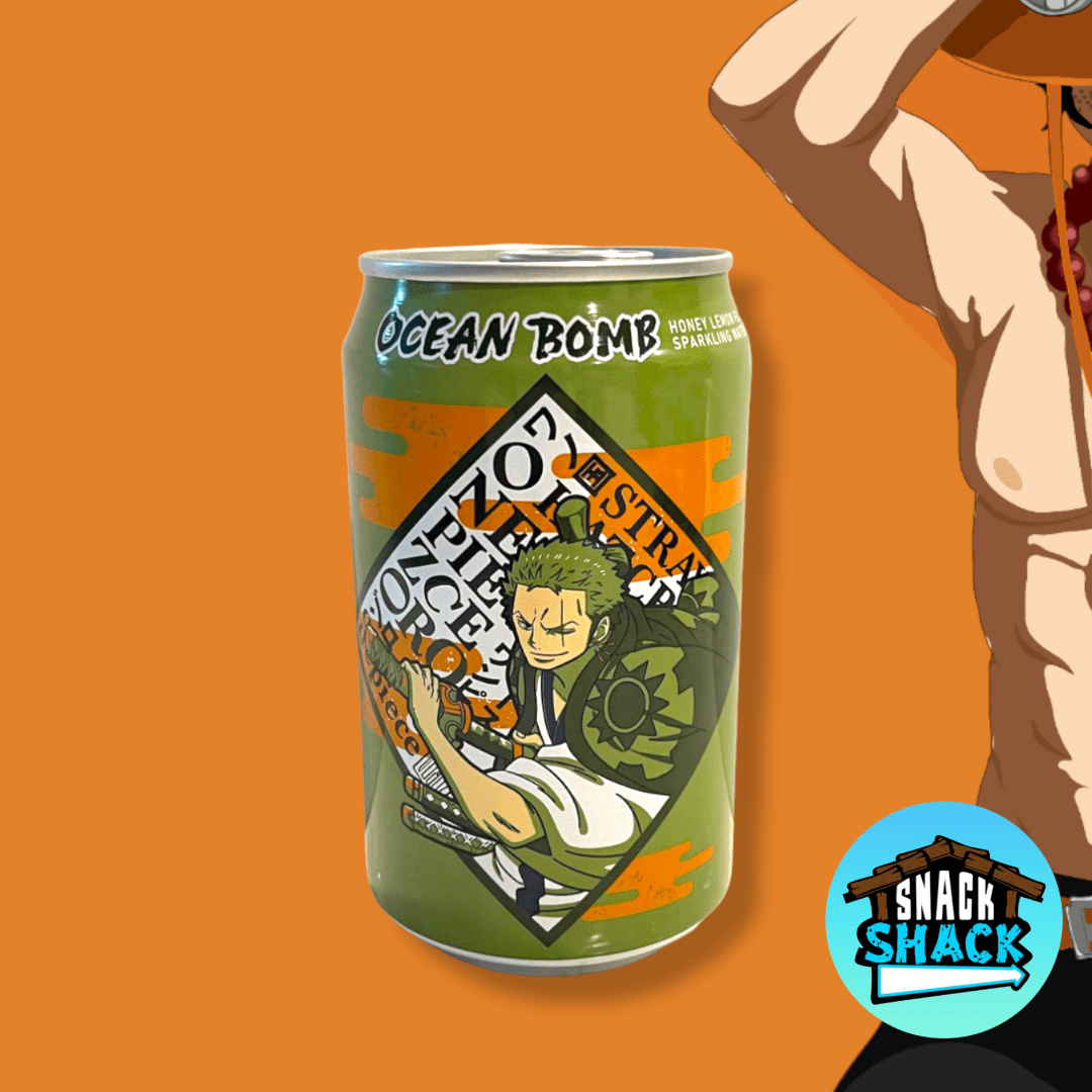 One Piece Collaboration Ocean Bomb Sparkling Water Honey Lemon Flavor ...